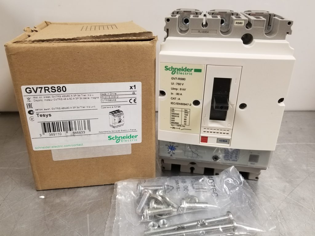 GV7RS80 SQUARE D/TELEMECANIQUE MANUAL STARTERS – Most Electric