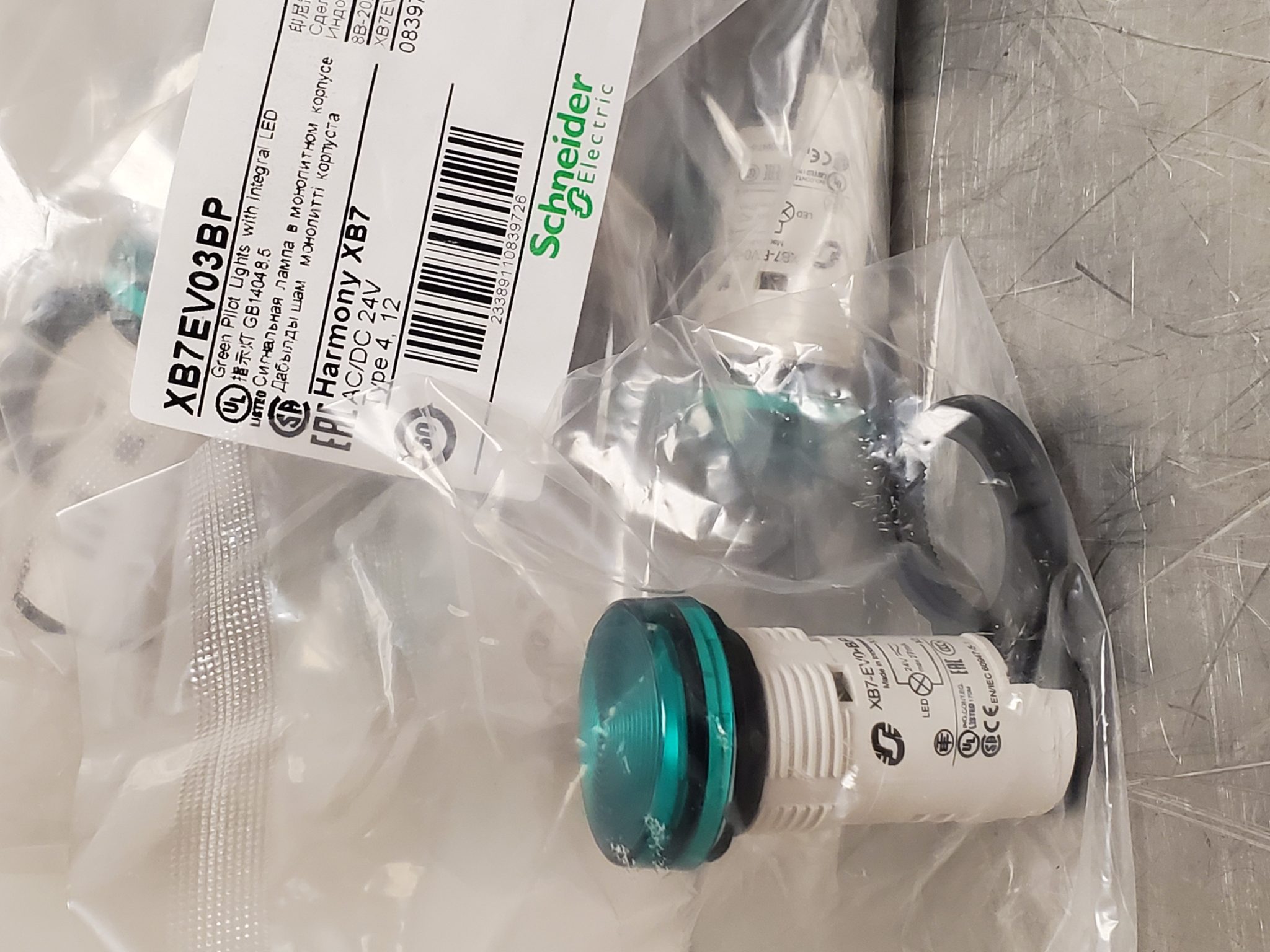 XB7EV03BP SQUARE D/TELEMECANIQUE PILOT LIGHT COMPLETE ASSEMBLIES – Most ...